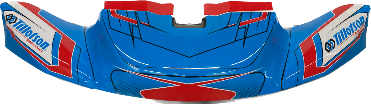 FRONT SPOILER BUMBER T4 BLACK WITH DEFLECTORS – KartRising - Components ...